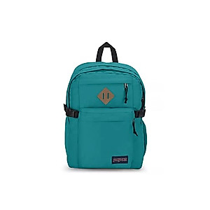 JanSport Main Campus Backpack - Travel, or Work Bookbag w 15-Inch Laptop Sleeve and Dual Water Bottle Pockets, Deep Lake