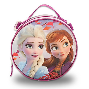 Disney Frozen Backpack and Lunch Bag School Supplies Set - Bundle with Frozen Backpack, Lunch Box, Water Bottle, Frozen Notebook, Stationery, More | Frozen School Supplies for Girls