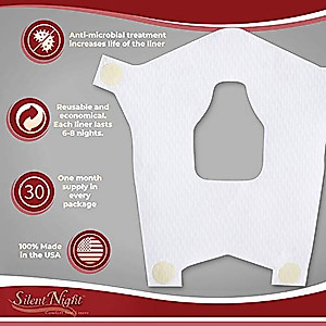 Silent Night Full Face Cpap Mask Liners - Reduce Noisy Air Leaks and Painful Blisters - Cpap Supplies and Accessories - Large