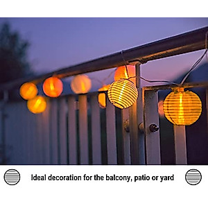 CozyHome Outdoor Lights for Patio | Solar Outdoor Lights 20 LEDs | Solar Lights Outdoor Garden | Solar String Light Lantern | Outdoor Solar String Lights | Solar String Lights Outdoor Garden