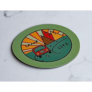 Salton Sea California Souvenir 4 Inch Vinyl Decal Sticker Camping Design