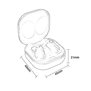 Heave in-Ear Bluetooth TWS Earphone,True Wireless Noise Cancelling Headphones with Mic and Binaural Calls,HiFi Sound Wireless Earphones,Easy to Pair Golden