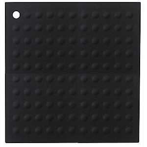 Lamson Big HotSpot Counter Protector/Large Potholder/Trivet, 11.5" x 11.5", Black