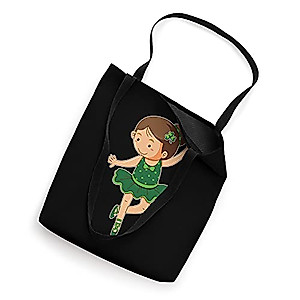 Girls St. Patrick's Day Cute Dancing Princess Shamrock Irish Tote Bag