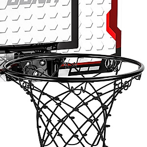 TEMI Basketball Hoop Indoor, Mini Basketball Hoop with 4 Balls, Over The Door Basketball Hoop for Kids and Adults, Basketball Toys for Boys Girls Age 3 4 5 6 7 8 9 10 11 12 - Kids & Teens Gift Ideas