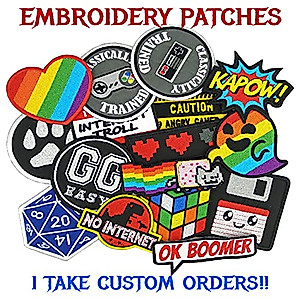 Berserk embroidery iron on sew on Hook & Loop patch