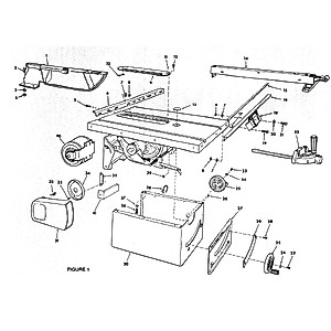 Craftsman 10" Contractor Table Saw Metal Handwheel Handle Crank 1/2" Tilt or Elevation Shaft