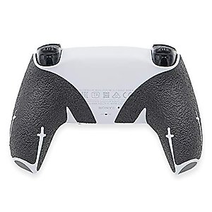 Dragon Grips Controller Grips for PS5 Controllers Textured Skin kit for Playstation 5 Dualsense. Haptic Compatible Gaming Controller Grip Skins for Buttons, triggers, D-pad Black 22 pcs (Single Unit)