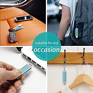 KEXIN 3 Pack 64GB Flash Drive USB Drive Thumb Drive 64 GB USB Flash Drive Jump Drive 64G Flash Drives Photo Memory Stick Pen Drive Zip Drive Pink Yellow Blue