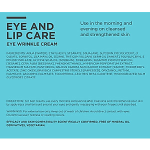 ANNEMARIE BÖRLIND – Eye Wrinkle Cream – Natural Vitamin C + E Anti Aging Eye Cream for Smoothed, Brighter, and Plump Skin With New Elasticity – 0.67 Oz