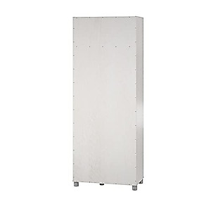 SystemBuild Evolution Camberly Tall Asymmetrical Cabinet in Ivory Oak