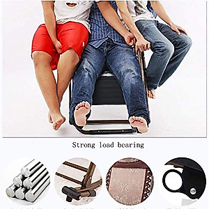 XZGDEN Lightweight Sun Lounger Camping Chairs Leisure Chair Garden Patio Foldable Textilene Fabric Rocking Lounger Chair Sunbed Supported Weight Max 440lb