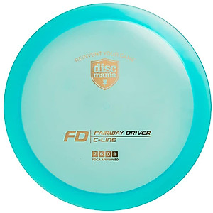 Discmania C-Line FD Disc Golf Fairway Driver – Straight Fairway Drives, Colors Will Vary (173-176g)