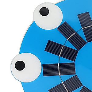 Solar Panel Mounting, Jump Starters Battery Chargers Portable Power Solar Panel Mounting Bracket Outdoor PV Monitoring Wall Rack with Charging Head 10W Dolphin Shap