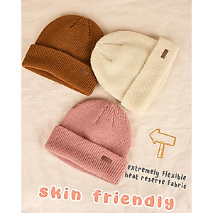 Camptrace Baby Beanie Toddler Infant Winter Hat with Double Layer Knit for Boys Girls