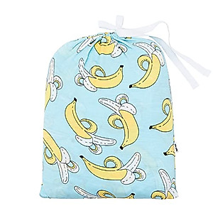 Little Sleepies Fitted Crib Sheet, Bamboo Viscose, Fully Elasticized, Bananas