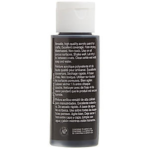 Apple Barrel Acrylic Paint in Assorted Colors (2 Ounce), 20504 Black