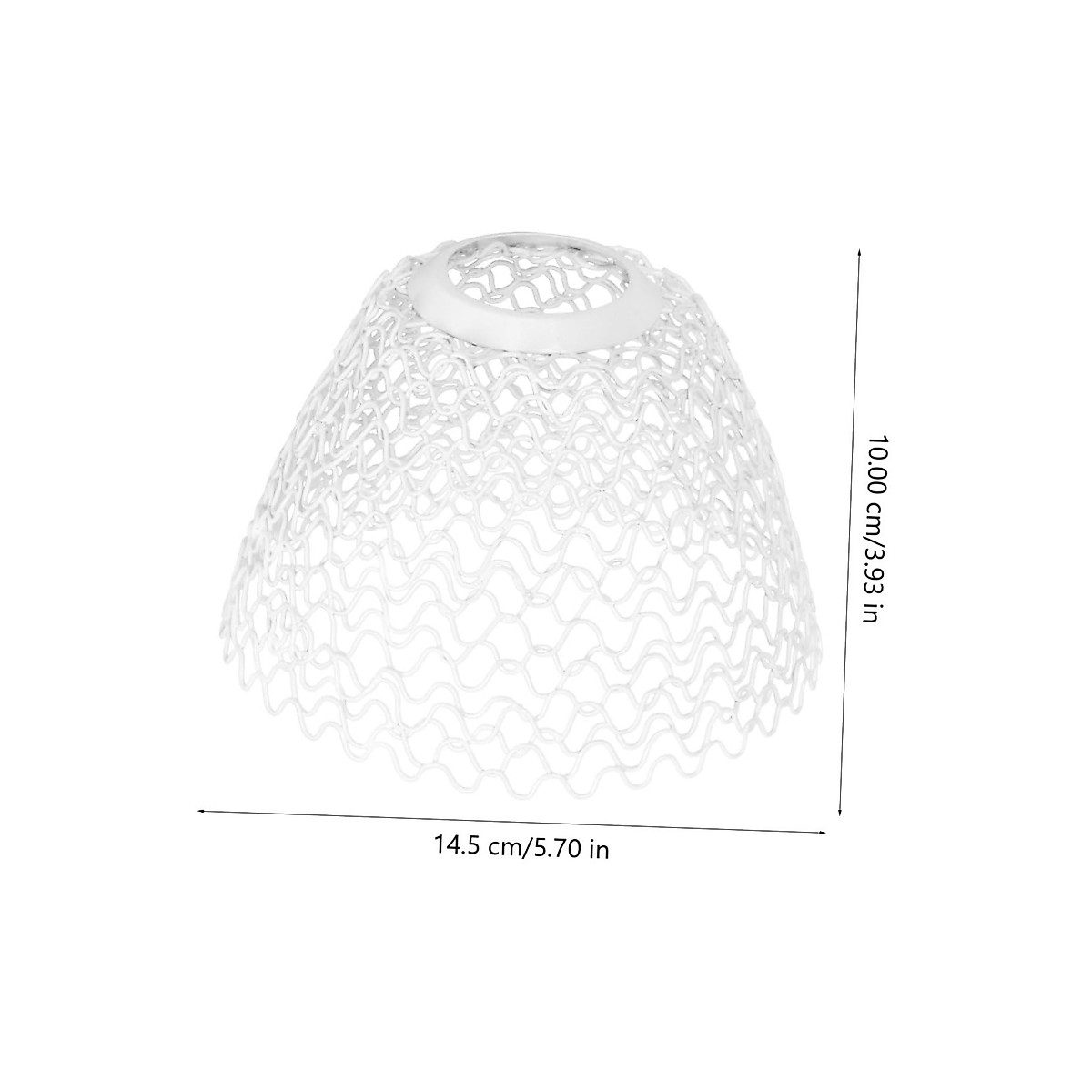 Uonlytech 2 Pcs Wrought Iron Lampshade Light Accessory Lampshade Adornment Decorative Lampshade Metal Light Shell Metal Lampshade Modern Lampshade Lamp Accessory Hollow-Out Lampshade