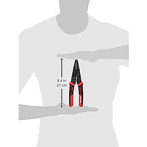 CRAFTSMAN Wire Stripping Tool / Wire Cutter & Crimper, 8-Inch (CMHT81714)