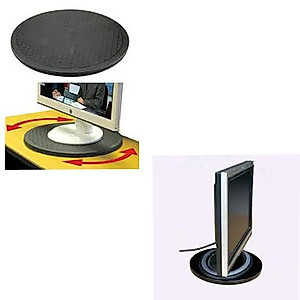 JDYYICZ 12 Inch Heavy Duty Rotating Swivel Steel Turntable Ball Bearings Stand Lazy Susan for Indoor/Outdoor Use with Monitor/TV