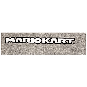 Isaac Morris Mariokart Big Boys Long Sleeve Tee, Grey 10-12 Years