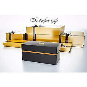 Maketh The Man Crystal Whiskey Glass Set - Premium 10oz Bourbon Glasses, Old Fashioned Whiskey Glasses & Scotch Glasses. Double Old Fashioned Glass for Whisky & Other Liquors.