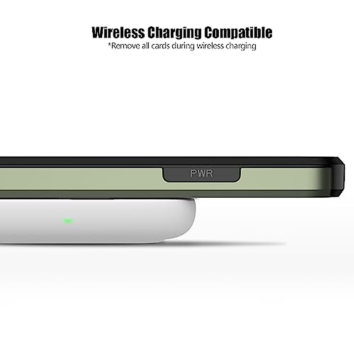 Nvollnoe for iPhone 13 Mini Case with Card Holder Heavy Duty Protective Dual Layer Shockproof Hidden Card Slot Slim Wallet Case for iPhone 13 Mini for Men&Women(Green)