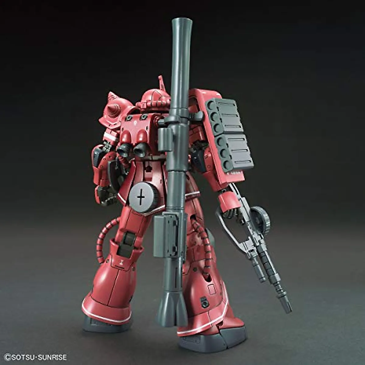 Bandai Spirits Hobby MS-06S Zaku II Char Aznable's Mobile Suit Gundam (Red Comet Ver.) Gundam The Origin HG 1/144, Multi (BAS5057656)