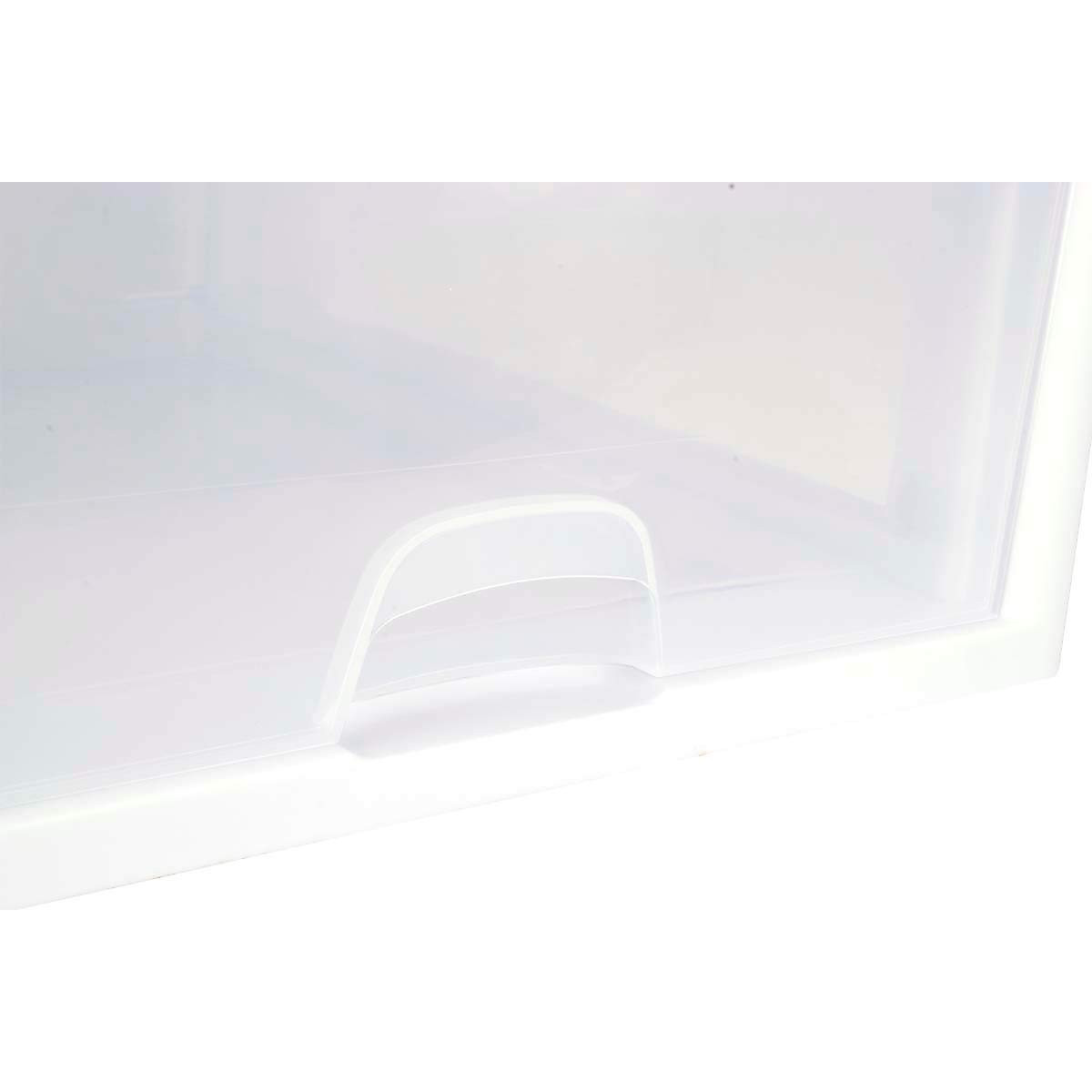 Sterilite 16 Quart Clear Plastic Stacking Storage Drawer Container Box (6 Pack) + 6 Quart Storage Drawer Container Box (6 Pack)