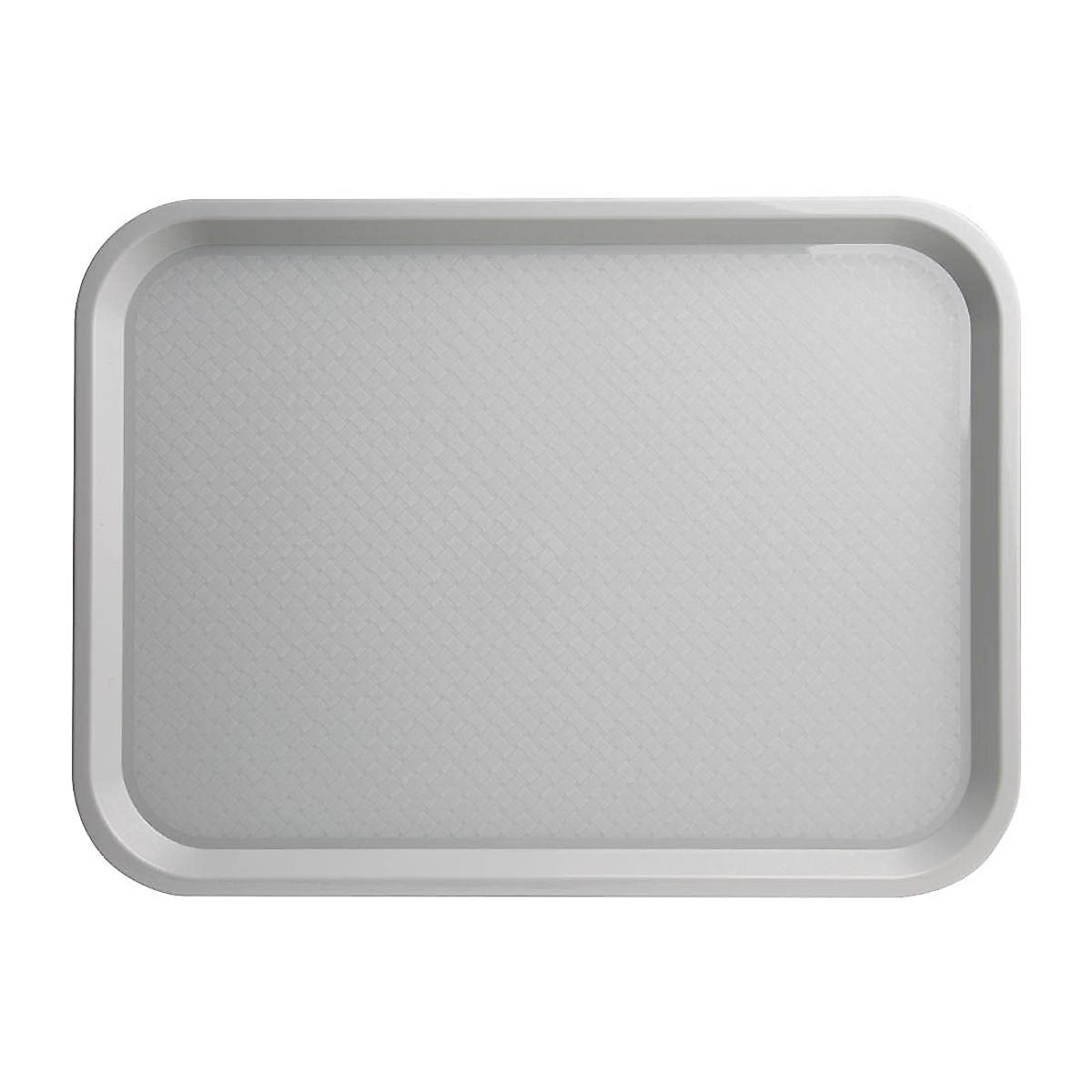 Carlisle FoodService Products CT121623 Café Standard Cafeteria / Fast Food Tray, 12" x 16", Gray