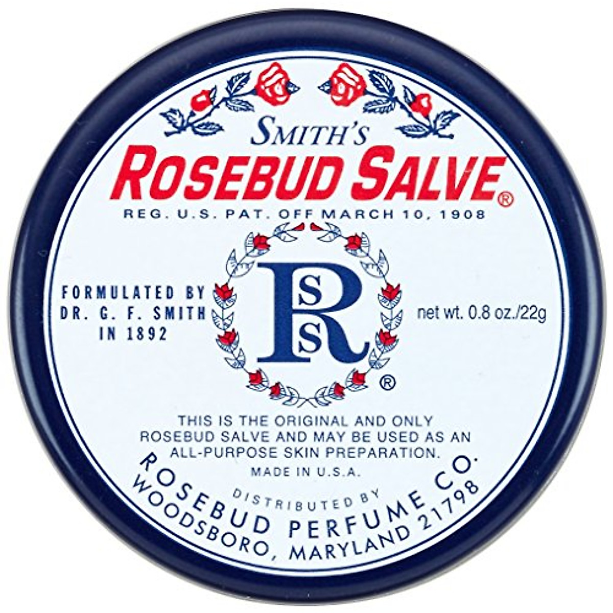 Rosebud Salve Tin, .8 Ounce