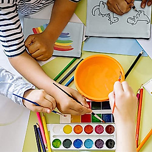 TORISING 34 Packs Blank DIY Beige Craft Bag Canvas Pen Case Blank Makeup Bags - Canvas Pencil Bag Cotton Canvas Cosmetic Bag Multi-Purpose Travel Cosmetic Bag Beige (9 x 5.1 Inch)