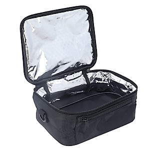 YOUTHINK Heating Lunch Bag, Food Warmer Portable Food Warmer Lunch Box Insulation Heating Electronic Food Pack for Trip Outdoor Traveling(Black)