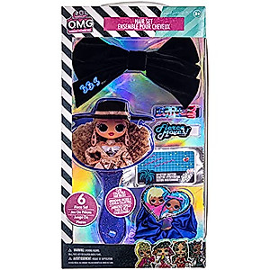 L.O.L Surprise! Townley Girl Hair Accessories Box|Gift Set for Kids Girls|Ages 3+ (6 Pcs) Including Hair Bow, Hair Clips & Brush, Button Pin and More, for Parties, Sleepovers & Makeovers
