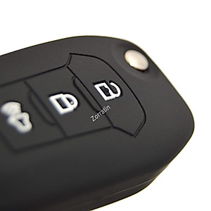 Silicone Key Fob Cover Remote Protector Compatible with Ford F150 F250 F350 F450 F550 Explorer Ranger Escape