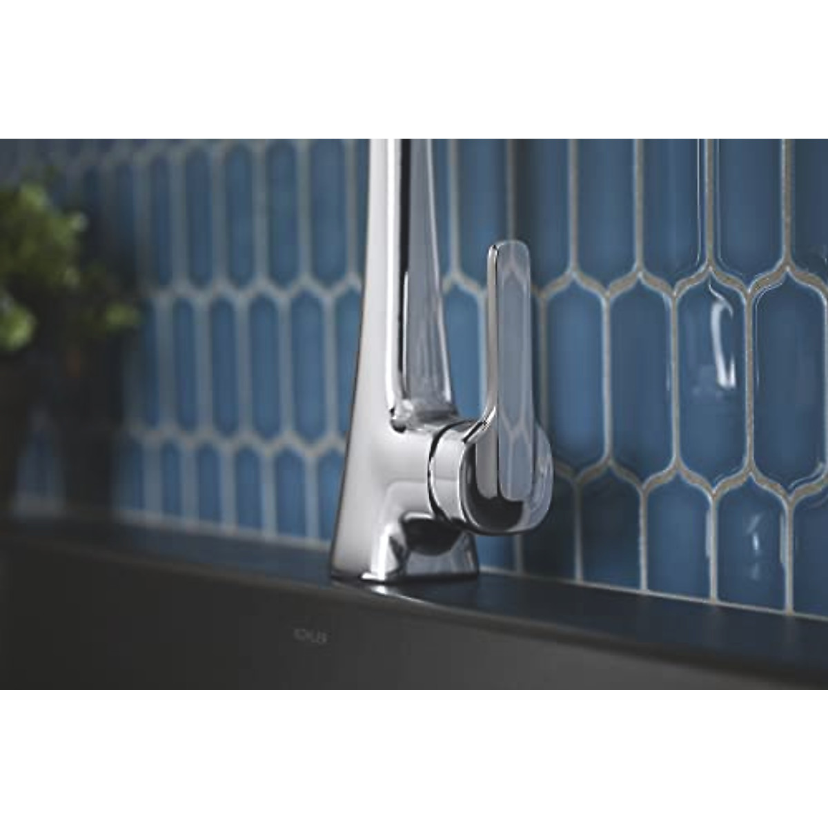 KOHLER R26281-SD-CP Maxton Touchless Pull-Down Kitchen Faucet with Soap Dispenser, Kitchen Sink Faucet with Pull Down Sprayer, Touchless Activation Faucet, Polished Chrome