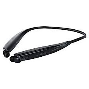 LG HBS-830 Tone Ultra Alpha Wireless In-Ear Headphones (HBS-830) Black - (Renewed)