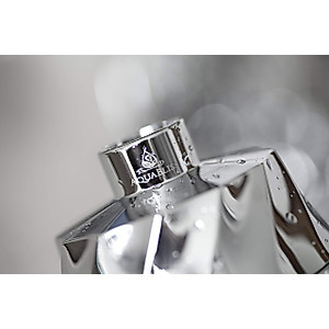 HD Revitalizing Shower Filter - AQUABLISS Latest High Output Filtration. 2x Vitamin C, Minerals for Luscious Hair, Skin & Nails - KDF/CS/VC for Less Harsh Chemicals, Chlorine, Sediment, Metals - SF400