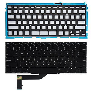 Padarsey New Replacement US Layout Backlit Keyboard Compatible for MacBook Pro 15" A1398 2013 2014 2015 Retina W/Screws(Please Confirm Your Your Keyboard Layout is US Layout!)