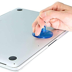 GogoFix Pentalobe Bottom Screws, Aluminum P5 Screwdriver and Suction Cup Compatible with MacBook Retina 15 inch A1707 and A1990, Year 2016-20. (Silver)