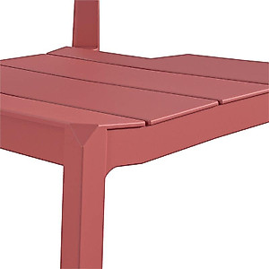 Novogratz Poolside Collection, Chandler Stacking Dining Chairs, Indoor/Outdoor, 2-Pack, Persimmon