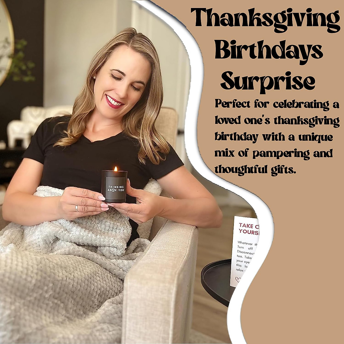 12 pcs - Birthday Gifts for Women - Get Well Gifts for Women - Care Package for Her, Sister, Mom, Best Friend - Gift Basket for Women - Women Gifts for Birthday - Thanksgiving Gift Basket for Women