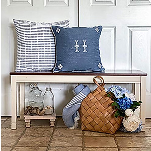 Signature Design by Ashley Whitesburg Cottage Rectangular Dining Bench, Brown & Antique White