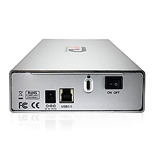 Fantom Drives 4TB External Hard Drive - GFORCE 3 Pro 7200RPM, USB3, Aluminum, Silver , GF3S4000UP
