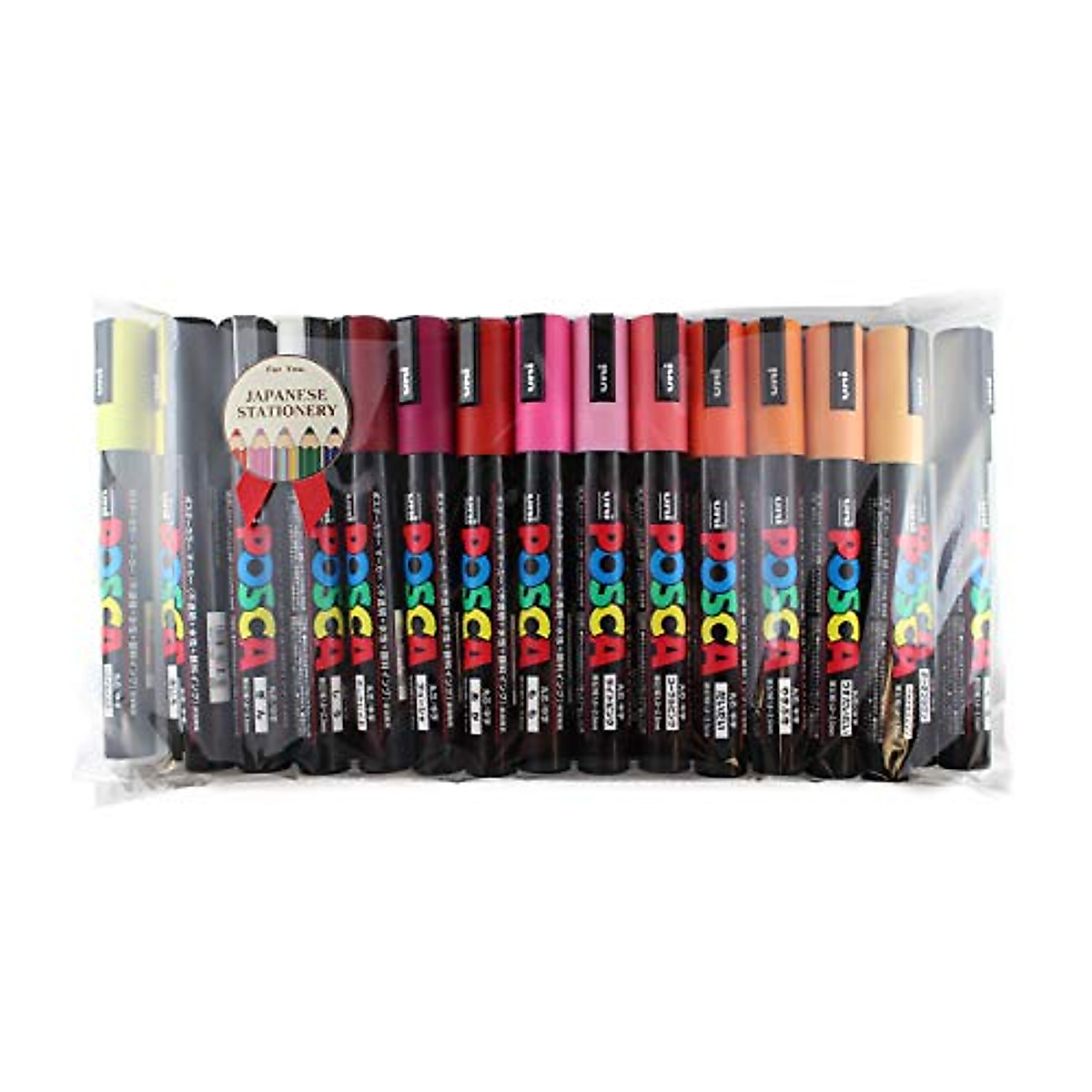 Posca Uni Paint Marker Pen - Medium Point - 1 Count (Pack of 29) Color Set, Japanese stationery original packaged (PC-5M29C)