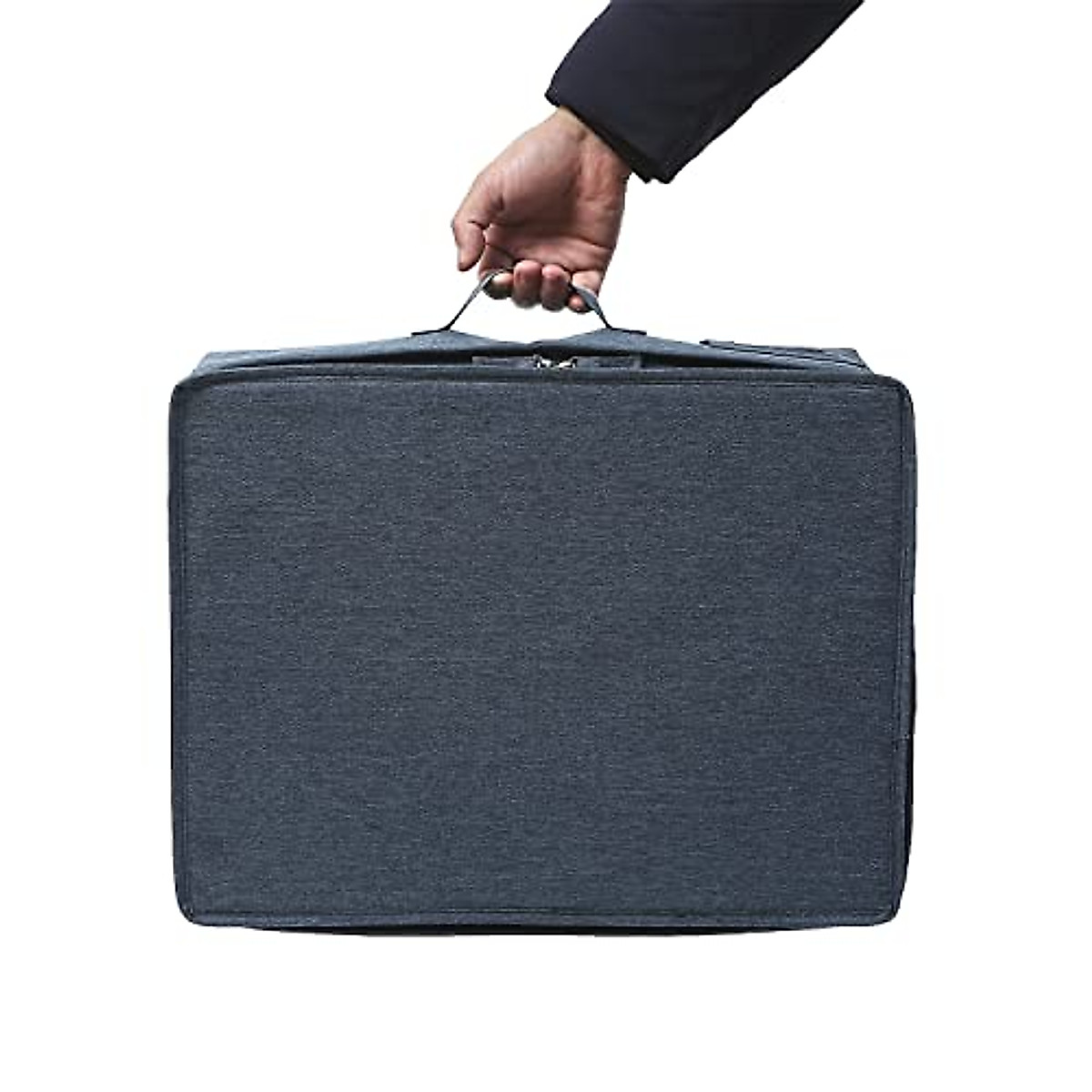 Sattiyrch Cup and Mug Storage Box, Holds 12 Coffee Mugs and Tea Cups, Fully-Padded Inside with Sturdy Dividers