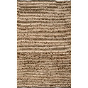 SAFAVIEH Cape Cod Collection 10' x 14' Natural CAP355A Handmade Braided Jute Area Rug
