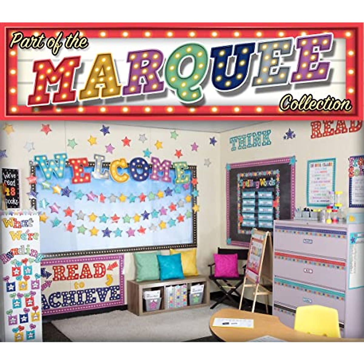 Teacher Created Resources Marquee Welcome Postcards, Multi, Model:5486