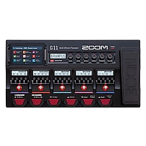 Zoom G11 Guitar Multi-Effects Processor with Expression Pedal, with Touchscreen Interface, 100+ Built in Effects, Amp Modeling, IR, Looper, Audio Interface for Direct Recording to Computer