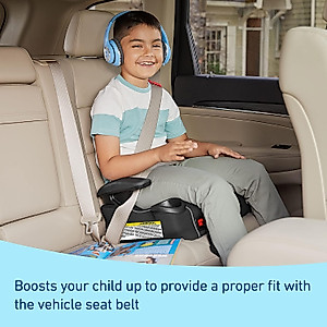 Graco® TurboBooster® LX Backless Booster with Affix Latch | Backless Booster Seat for Big Kids Transitioning to Vehicle Seat Belt, Montgomery